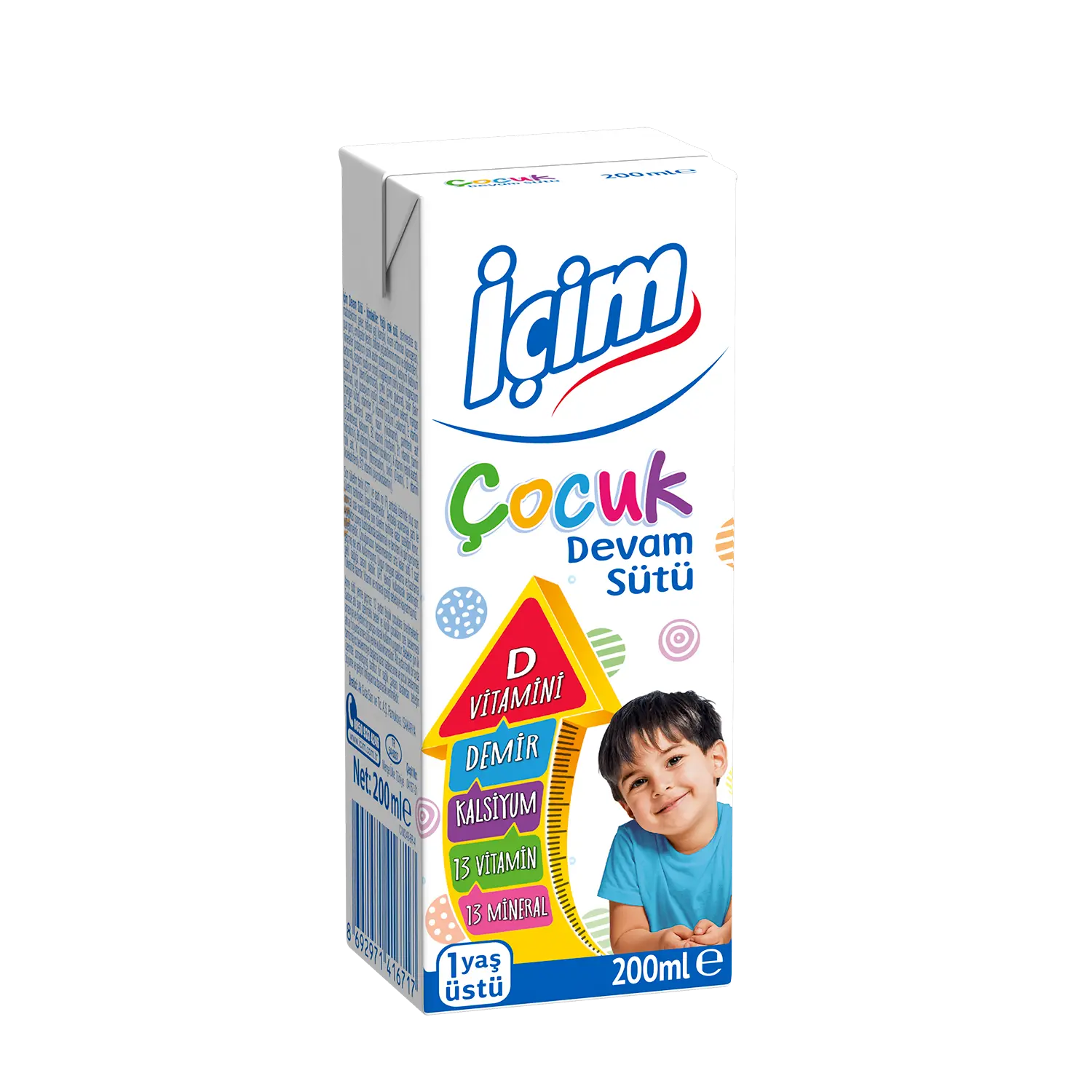 İçim Grow Up Milk Products and Varieties